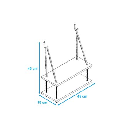 Repisa Nórdica 2 Espacios – Moad Chile