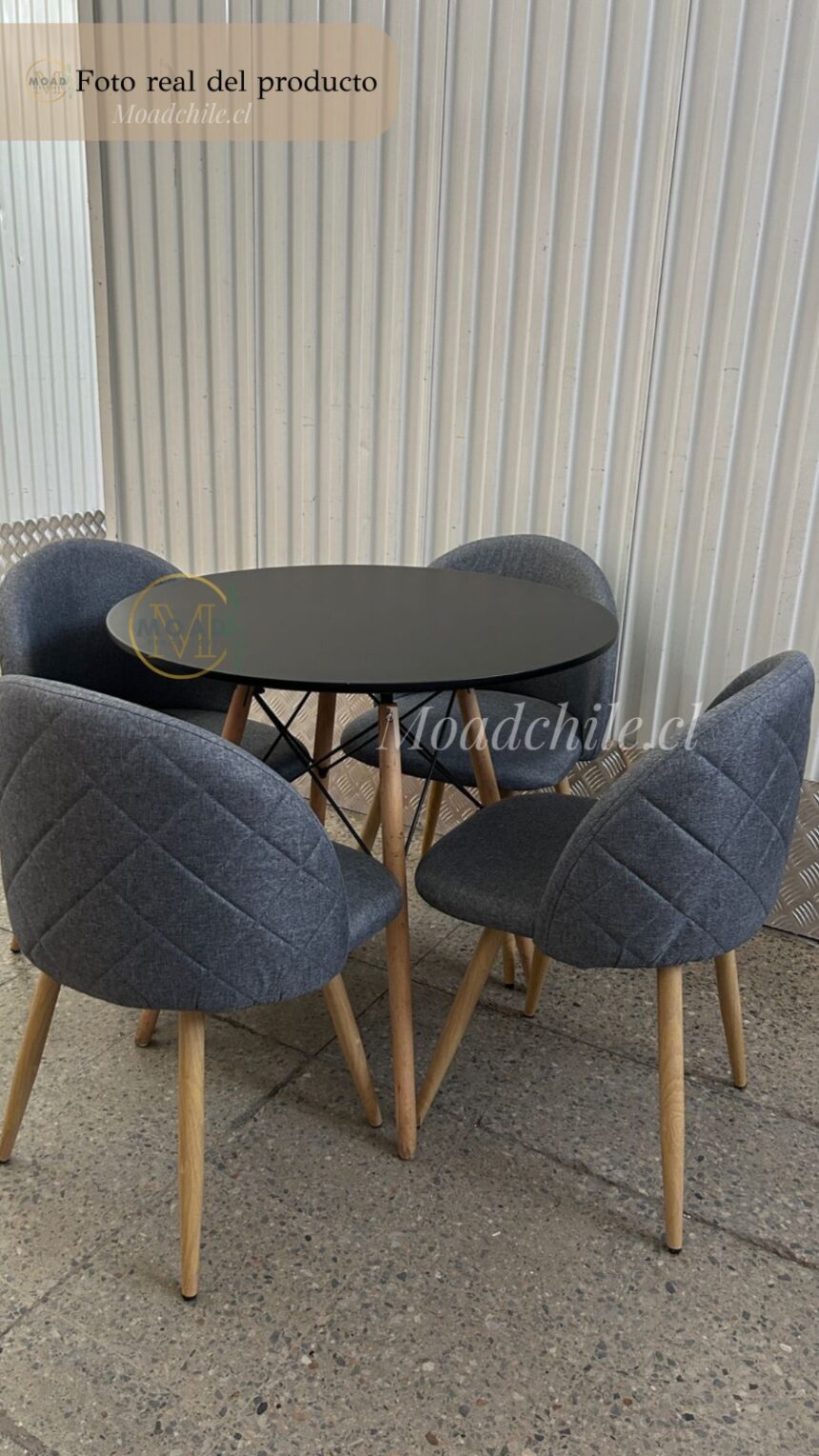 Comedor Eames Lino 4P – Moad Chile